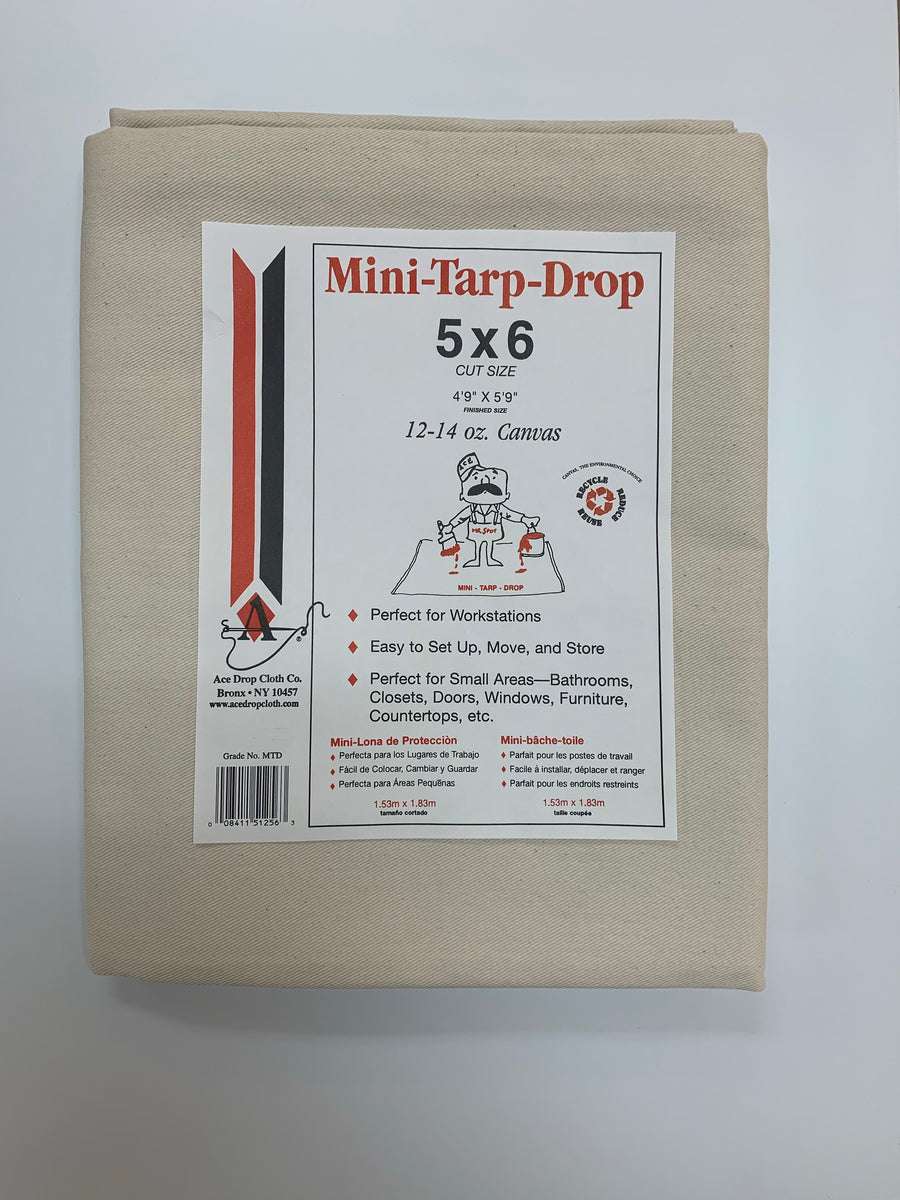 5x6 Heavy Duty Mini Canvas Drop Cloth – Grauer's Decorating Center